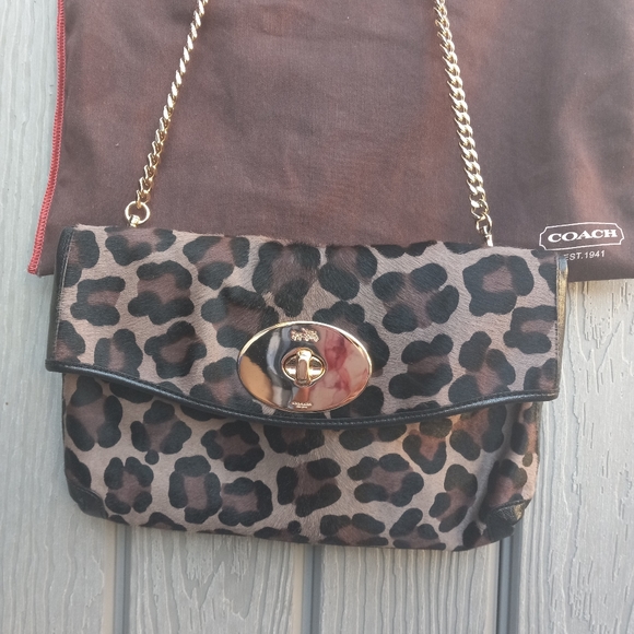 Coach | Bags | Coach Turnlock Clutch | Poshmark